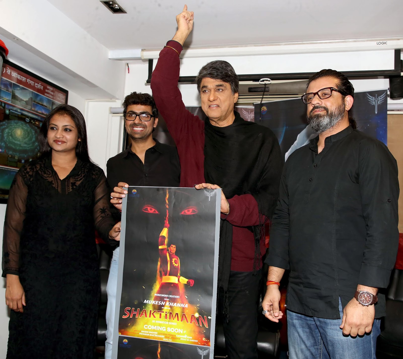 Mukesh Khanna launched the 3D animated series poster of Shaktimaan ...