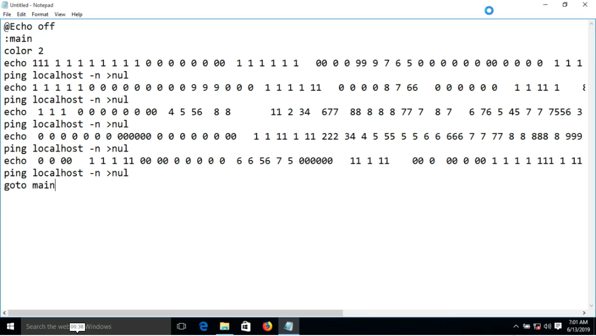 Matrix In Command Prompt matrix-in-command-prompt