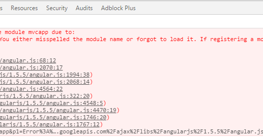 Angularjs Error Injectornomod Module Is Not Available Aspmantra Aspnetmvcangularjs