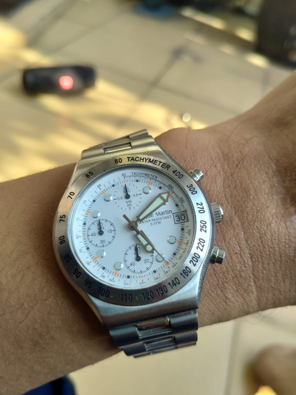 JAM BEKAS SAUDARA: (Sold) Jacque Martin Chronograph Quartz