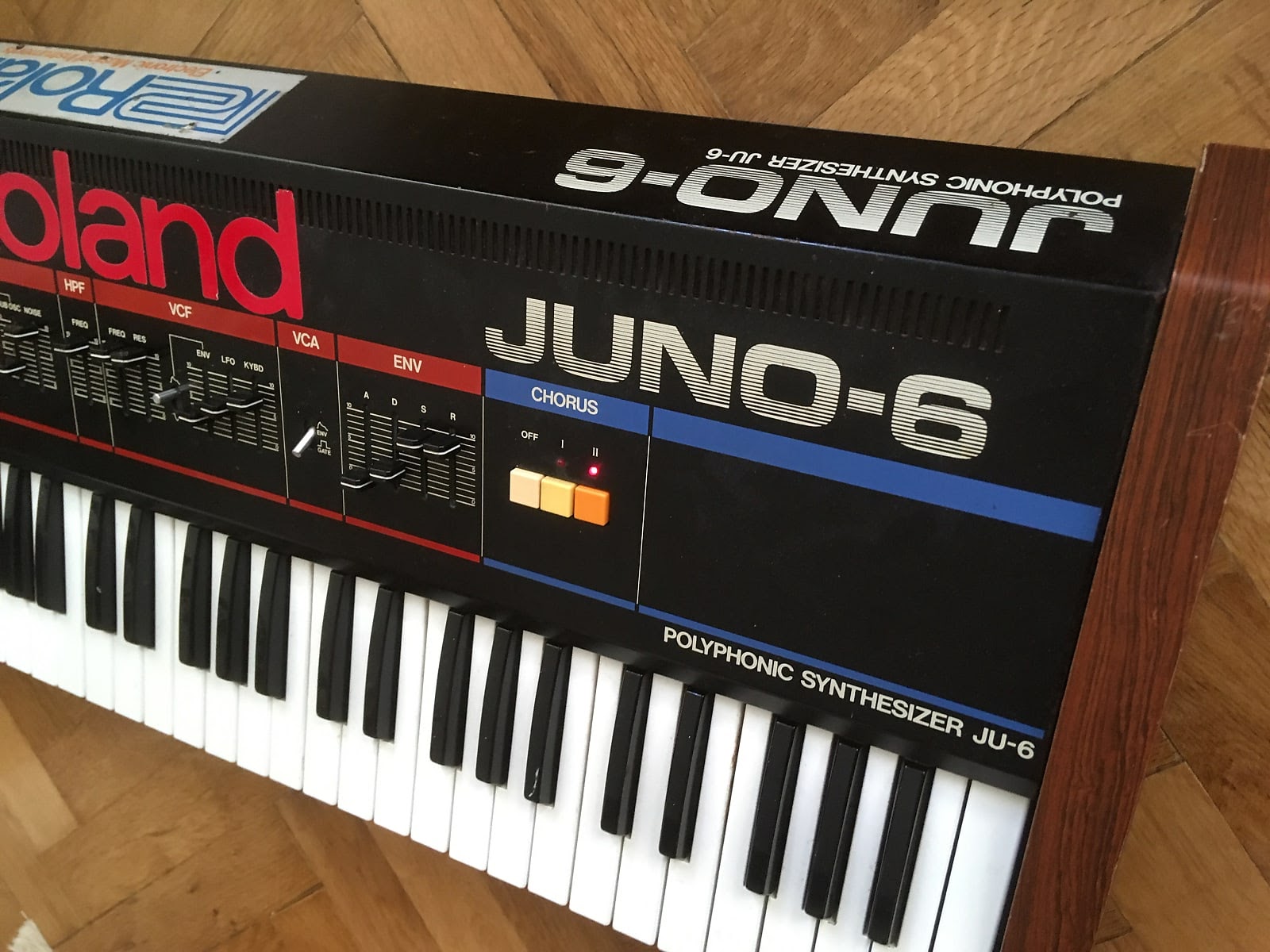 MATRIXSYNTH: Roland Juno-6 w/ Custom Roland Sticker on Front Panel