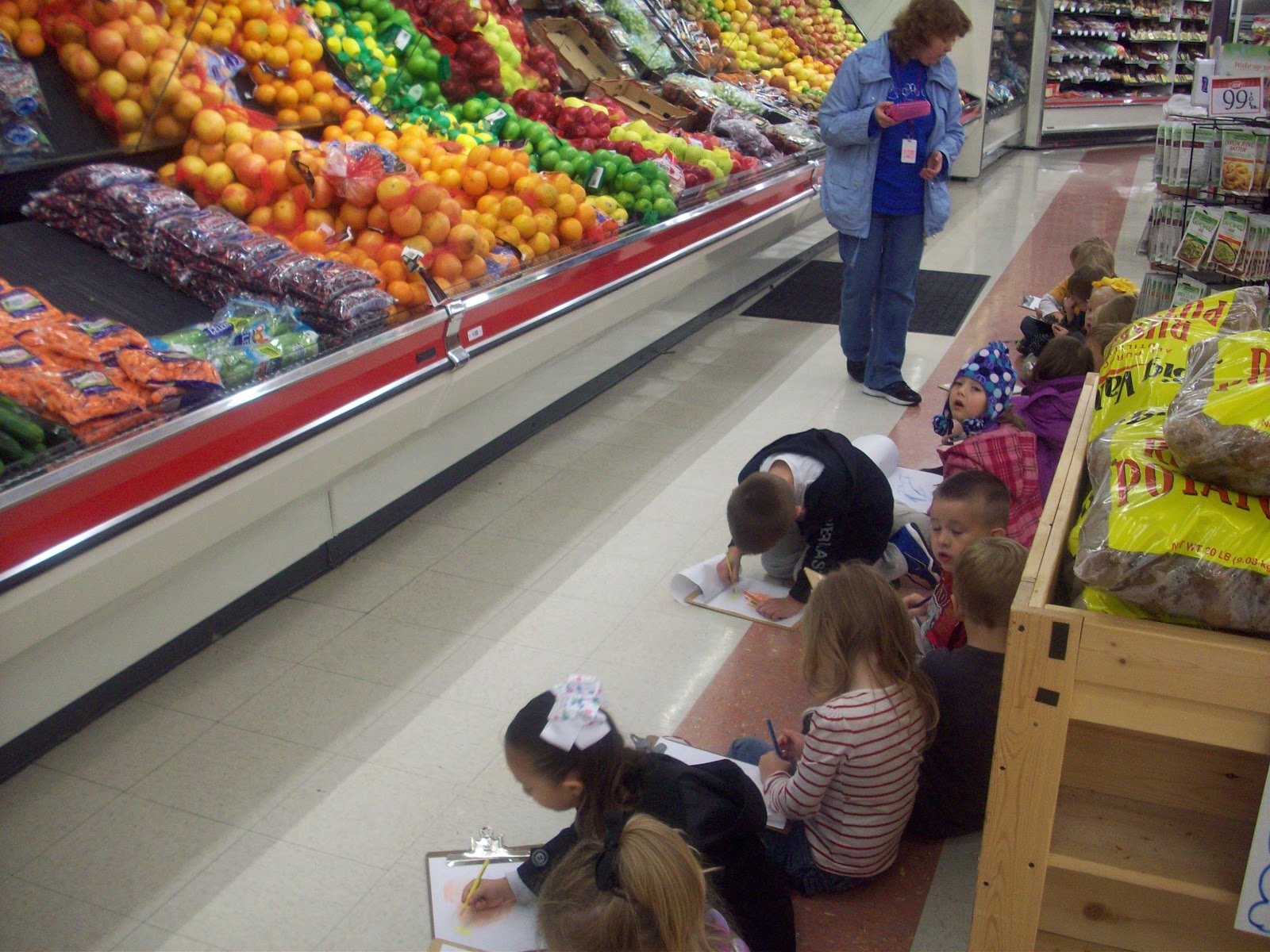 Mrs. Erin's Preschool Class: Field Trip to the Grocery Store