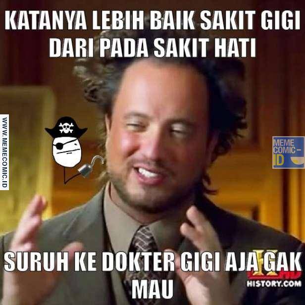 25 Meme Lucu Saat Lagi Sakit Gigi - Meme Kocak Bikin Ngakak