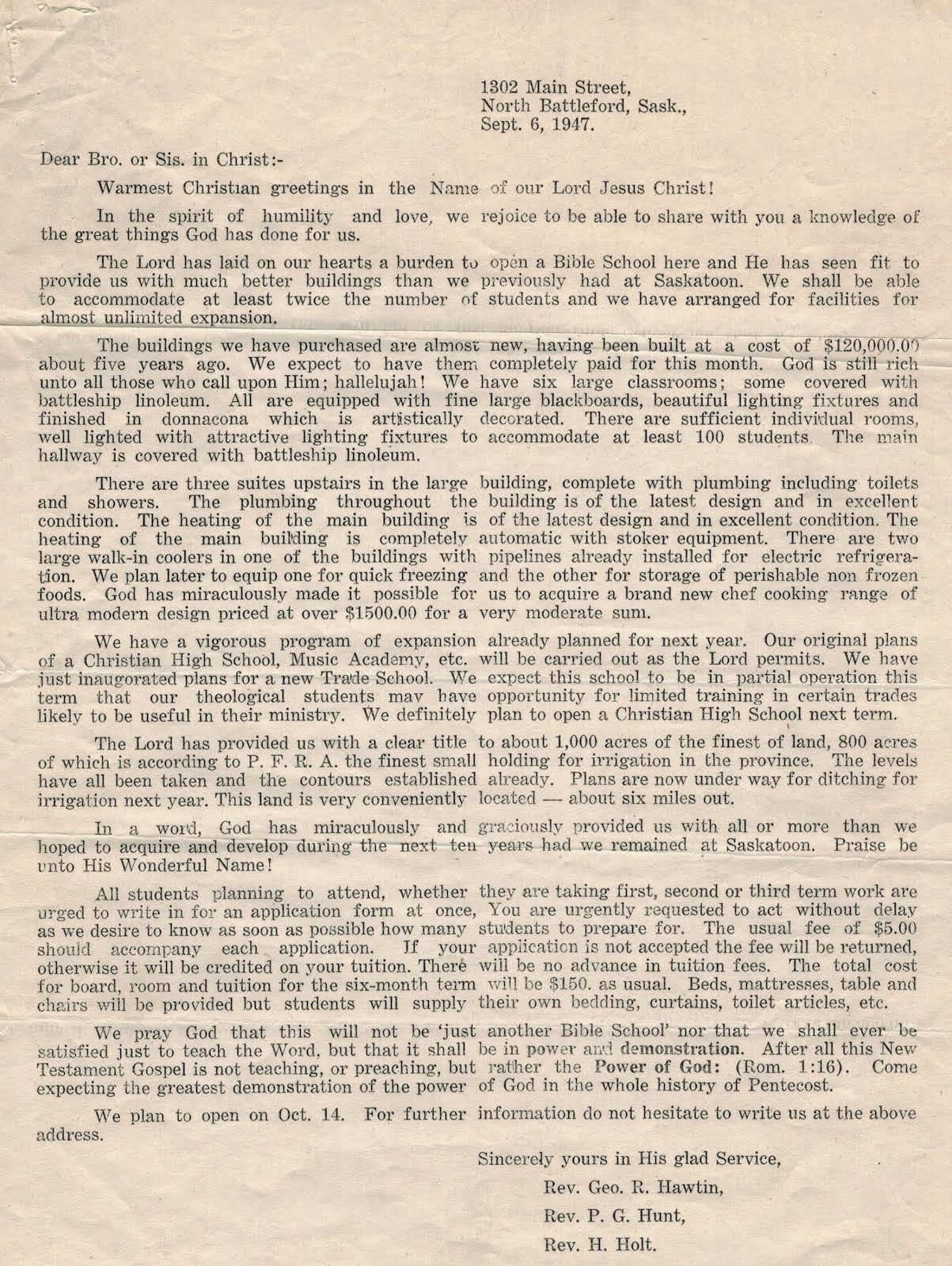 The Latter Rain Movement of '48: A chronology of the Latter Rain revival