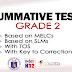 GRADE 2 SUMMATIVE TESTS (MELC-Based, Module Based) - DepEd Click