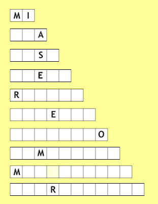 ESCALERA DE PALABRAS