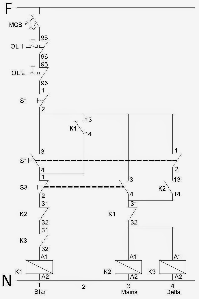 POLE CHANGING CIRCUIT FOR 2 SPEEDS (DAHLANDER) ~ Kiky Prasetiadi M