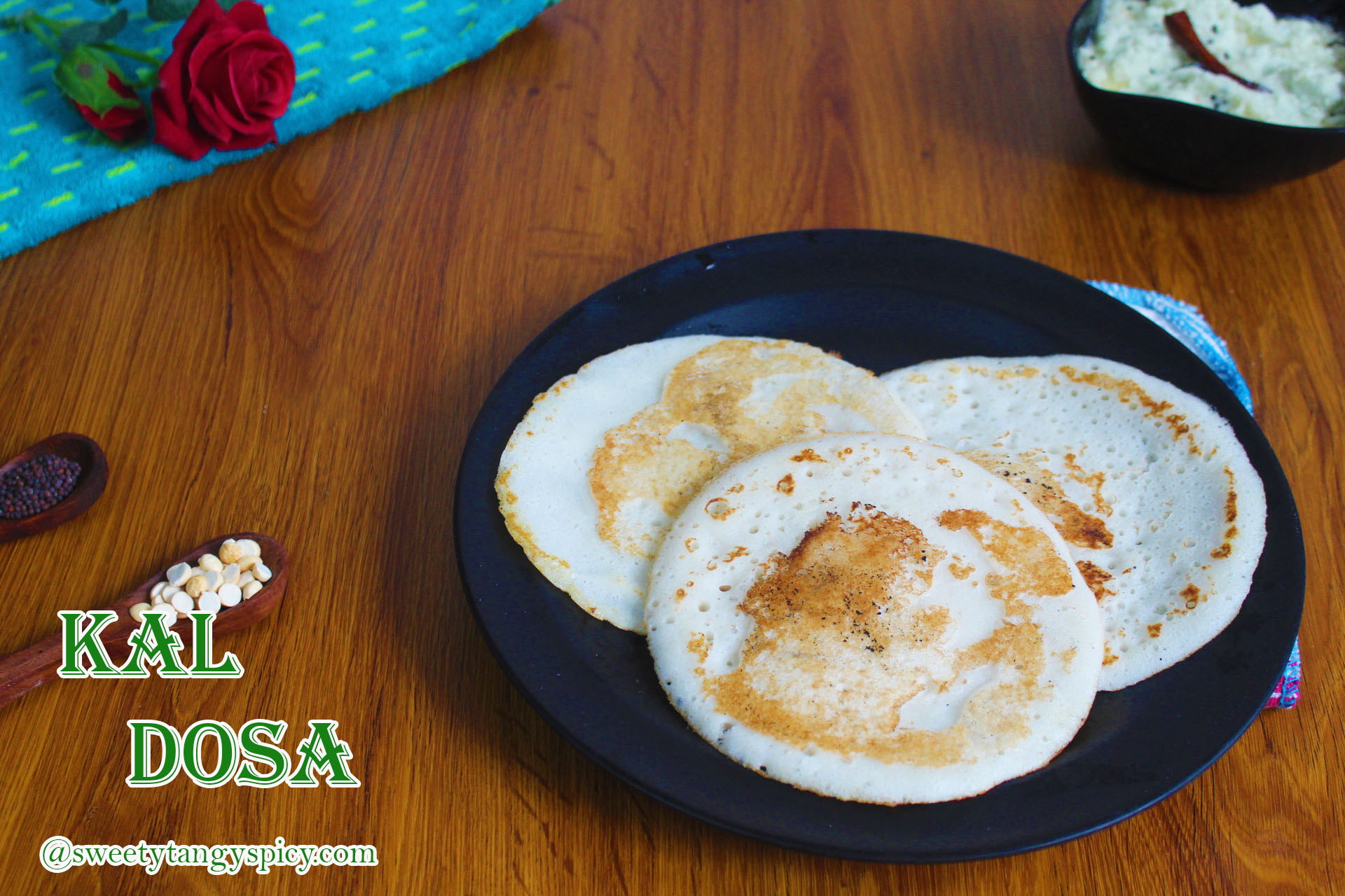 Kal Dosa with Step by step photos and videos