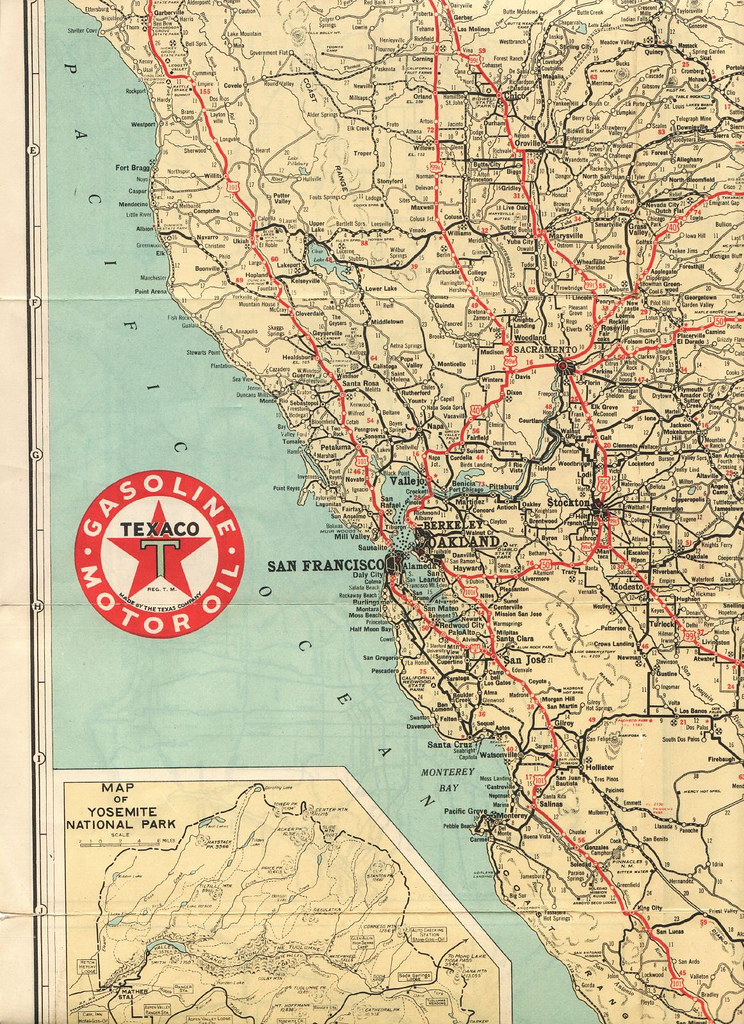 Boulevard de L'antique - Retro Scraps: 1932 Vintage Road Maps