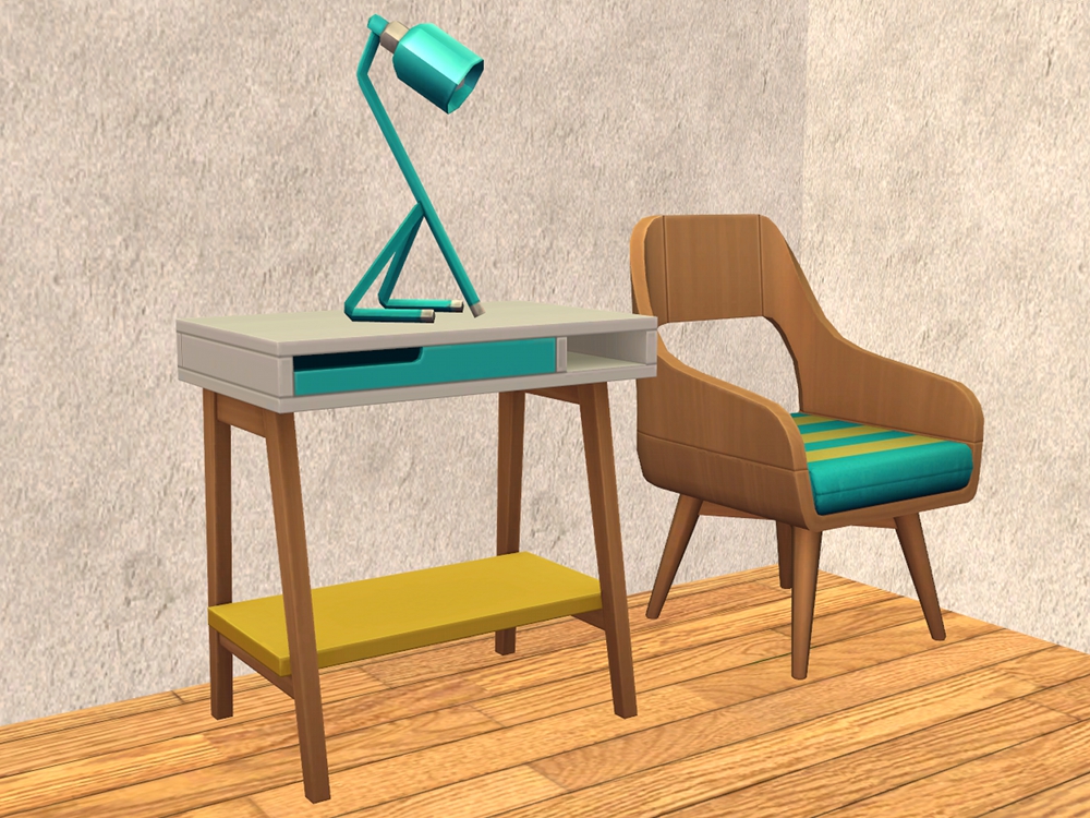 TheNinthWaveSims: The Sims 2 - The Sims 4 Tiny Living Table Lamp & End ...