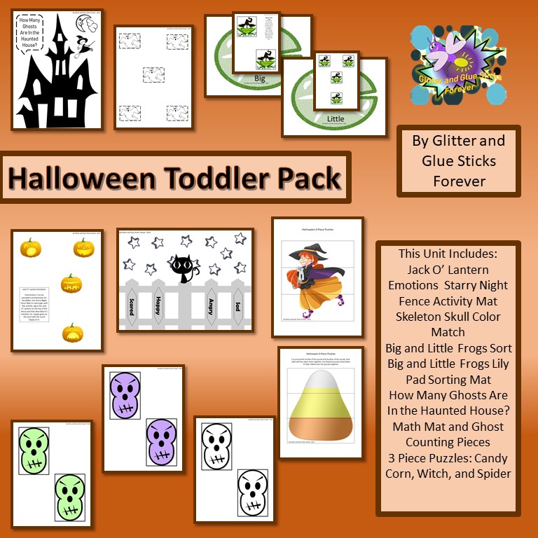 Glitter and Gluesticks Forever: Getting Spooky With It: Halloween ...