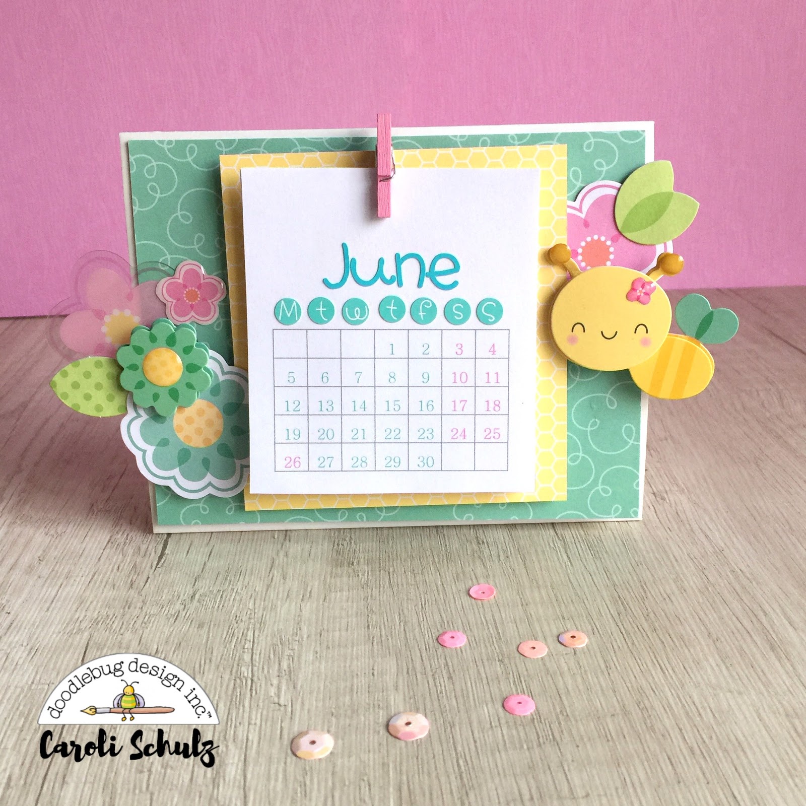 Doodlebug Design Inc Blog: Calendar Challenge: Easy Desktop Calendar by ...