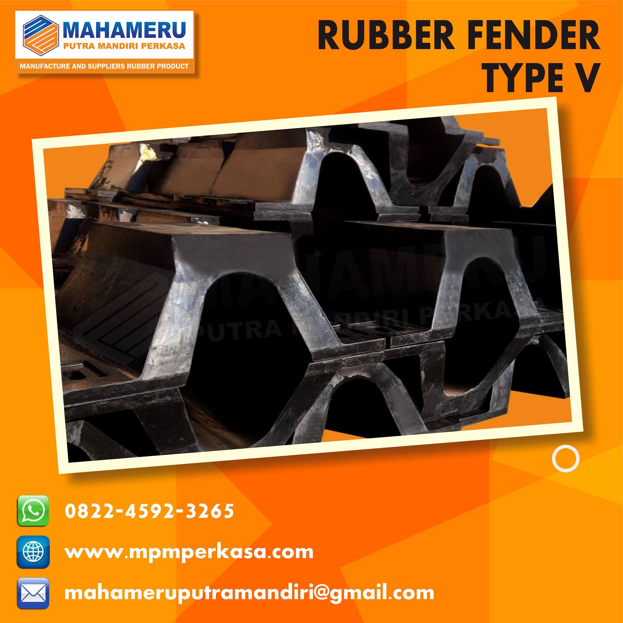 Rubber Fender type V - Karet Fender V - Rubber Fender V