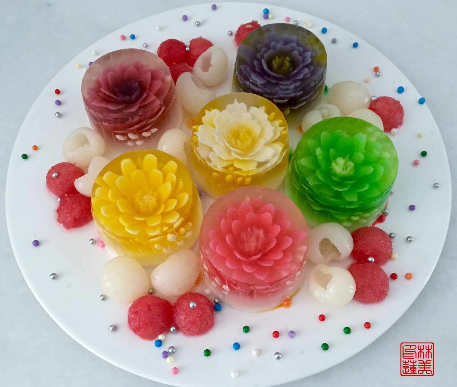Yochana's Cake Delight! : Beautiful Jelly Art