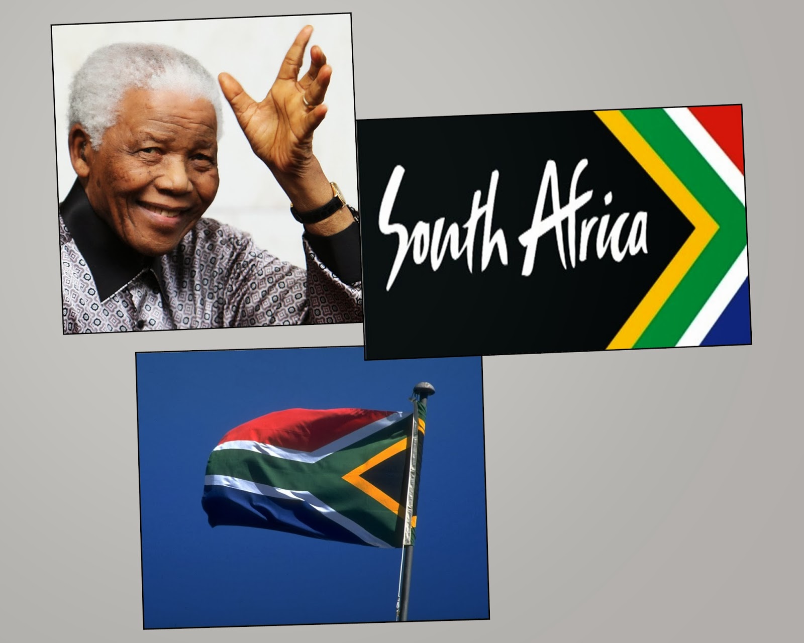 South African Flag Nelson Mandela