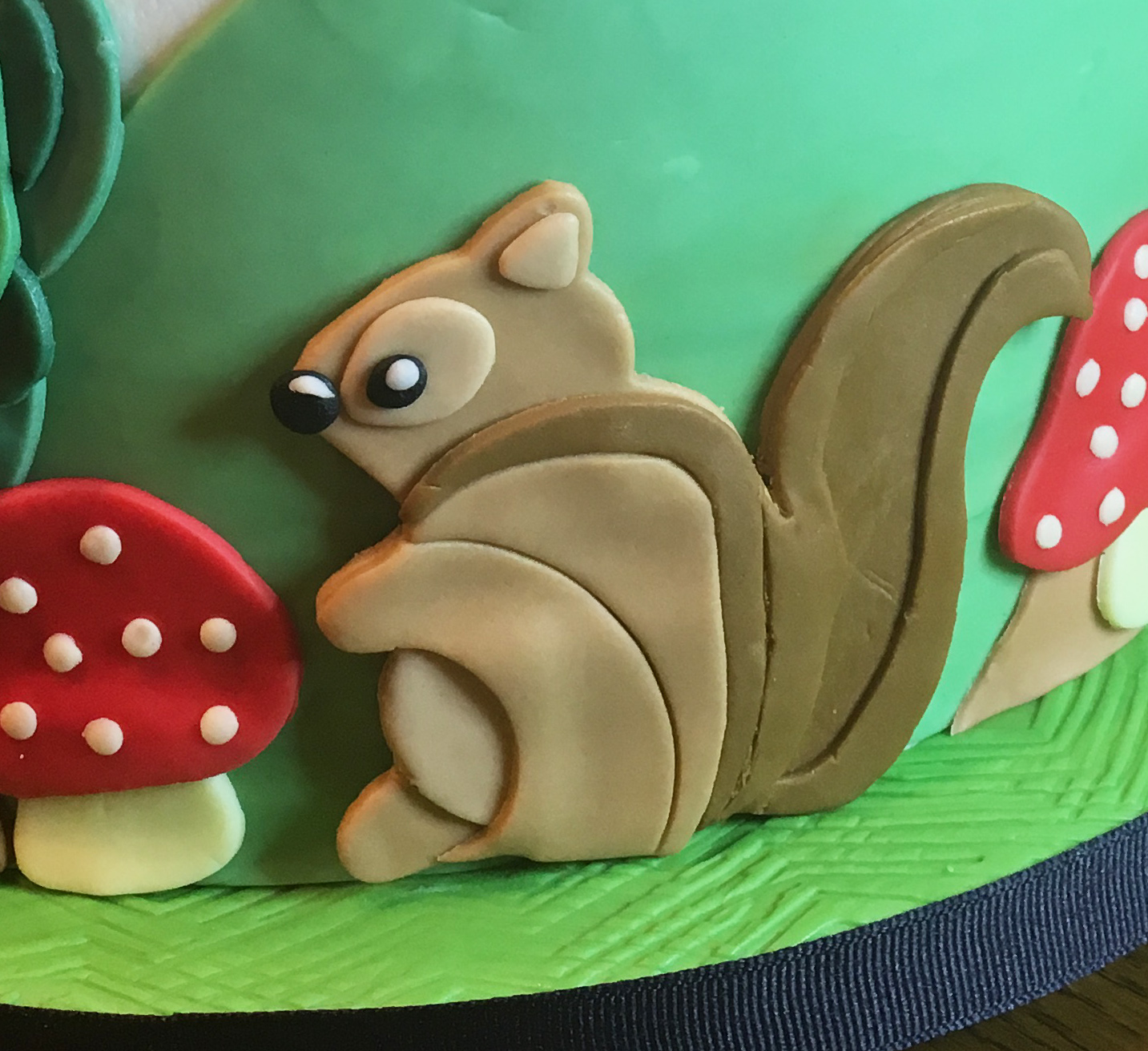 The Bake More: Woodland Animal Cake - Animals made with Cookie Cutters
