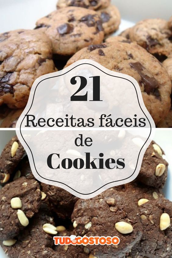 Cookies em 21 receitas irresistíveis e práticas: veja no TudoGostoso ...