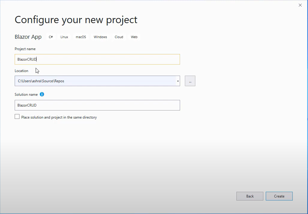 Blazor CRUD using REST API Blazor CRUD using REST API
