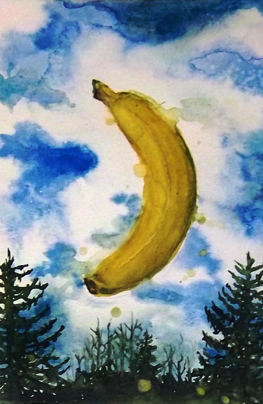 Kevin Neal Paintings: Floating objects