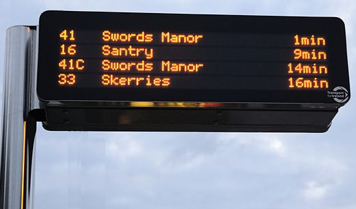 Galway Public Transport News: Position of RTPI electronic bus-time ...