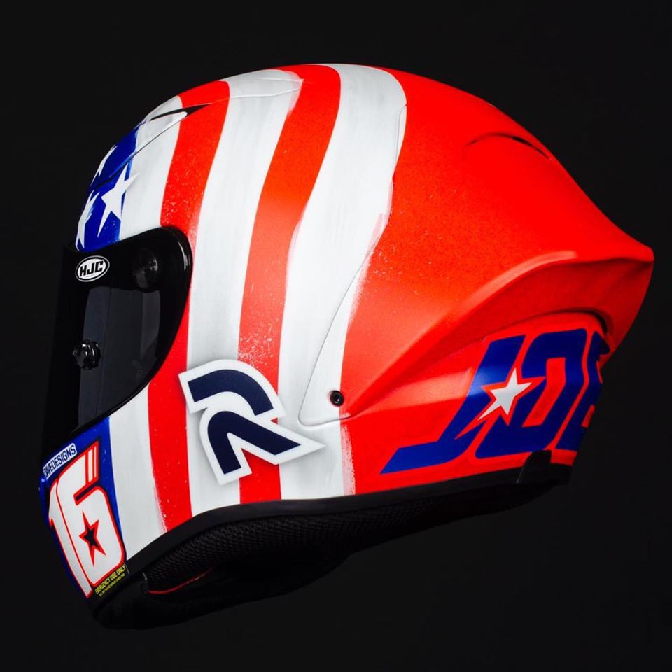 Racing Helmets Garage: HJC R-PHA 01R J.Roberts 2020 by Dave Designs