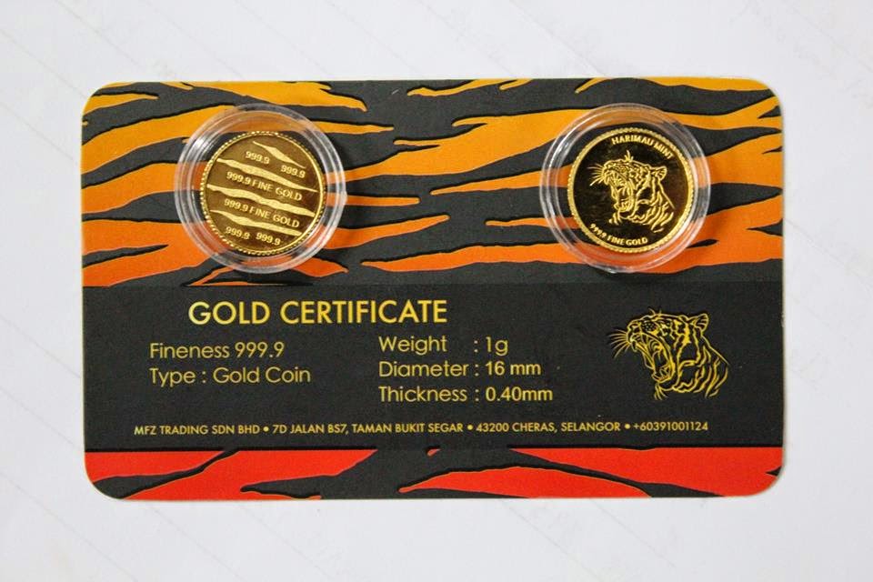 KOLEK EMAS: JENIS-JENIS EMAS DI DALAM PASARAN