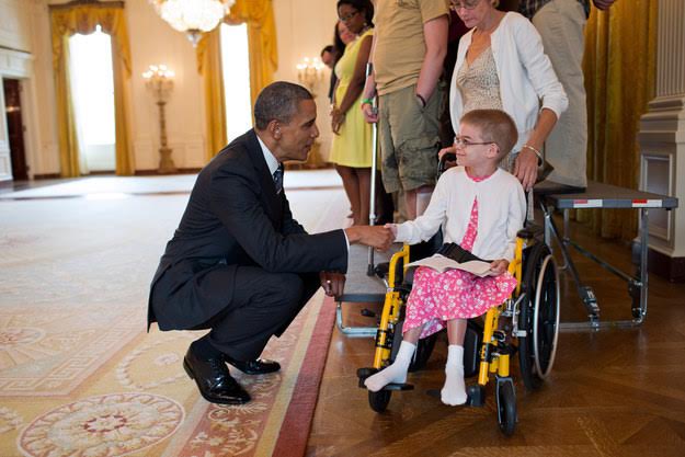 Adorable photos of Pres. Obama goofing around with little children