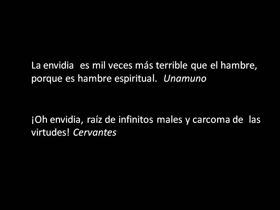De la palabra al pensamiento: Contra la envidia, caridad