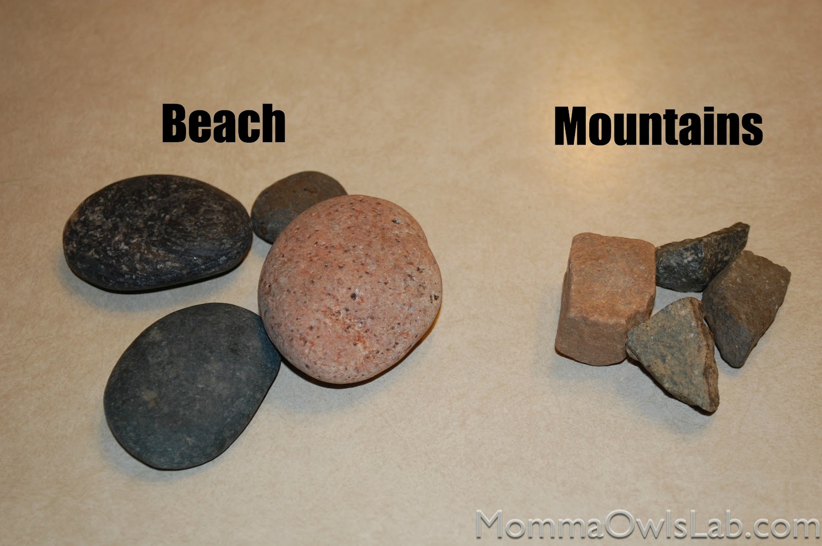 Momma Owl's Lab: Weathering and Erosion with Found Rocks