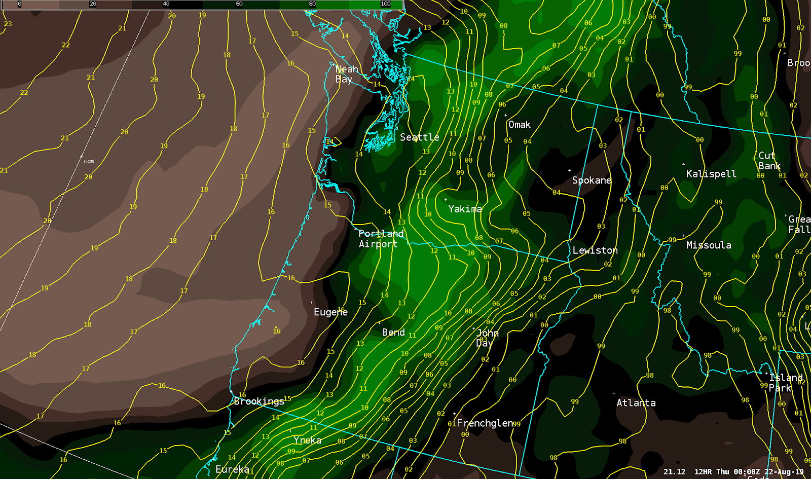 Inland Northwest Weather Blog: Strong cold front passage today