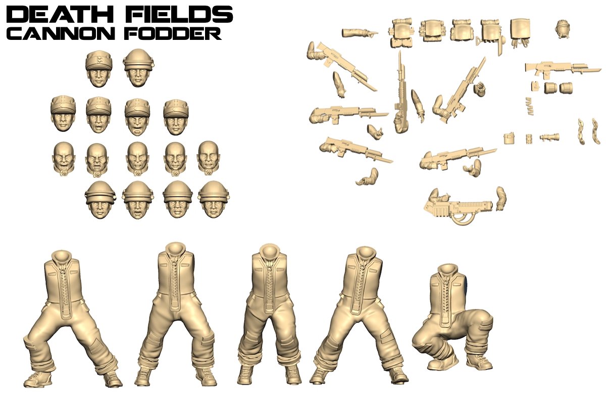 Wargame News and Terrain: Wargames Atlantic: New Death Fields Faction ...
