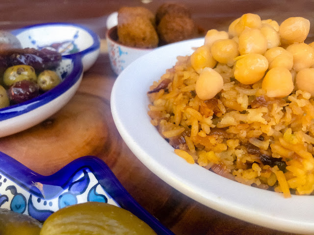 La Fabrique Gourmande: Riz aux Oignons Caramélisés et Pois Chiches