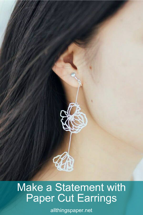 Make a Statement: Stunning Floral Paper Cut Jewelry