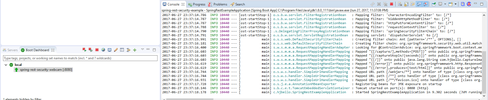 code-with-the-flow: Spring Restful example with Spring Security