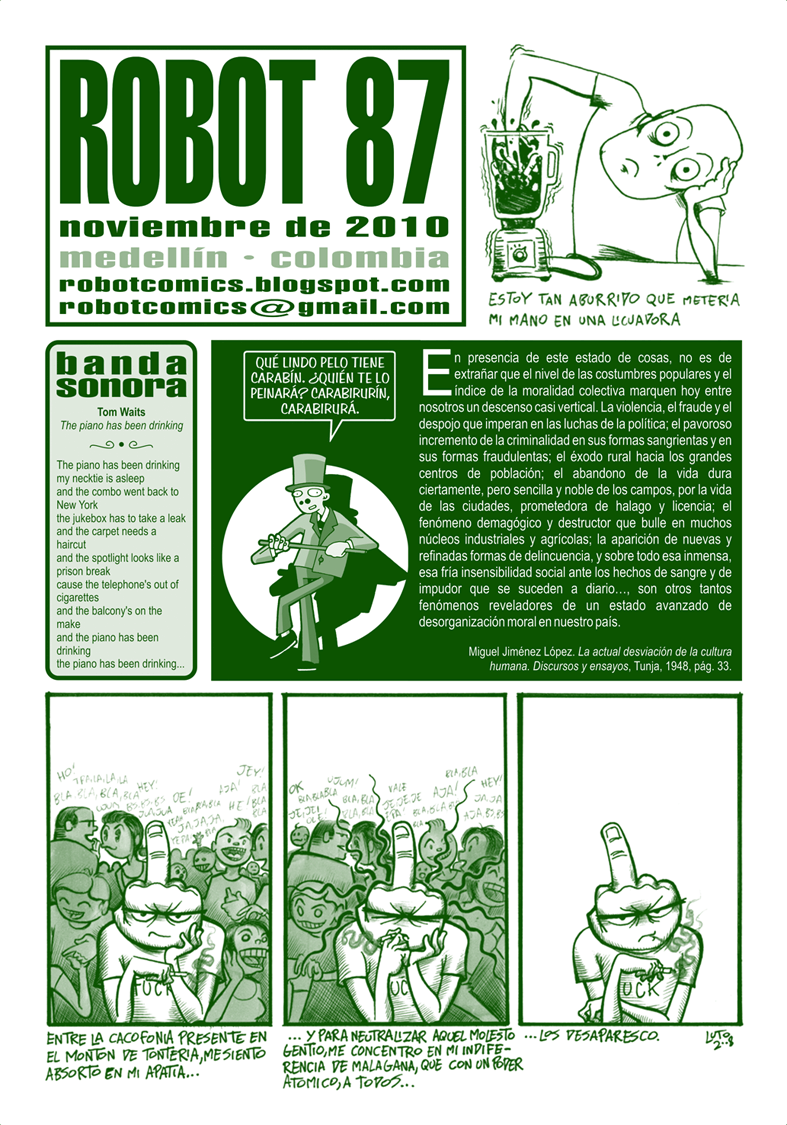 robot comics: Edición ochenta y siete