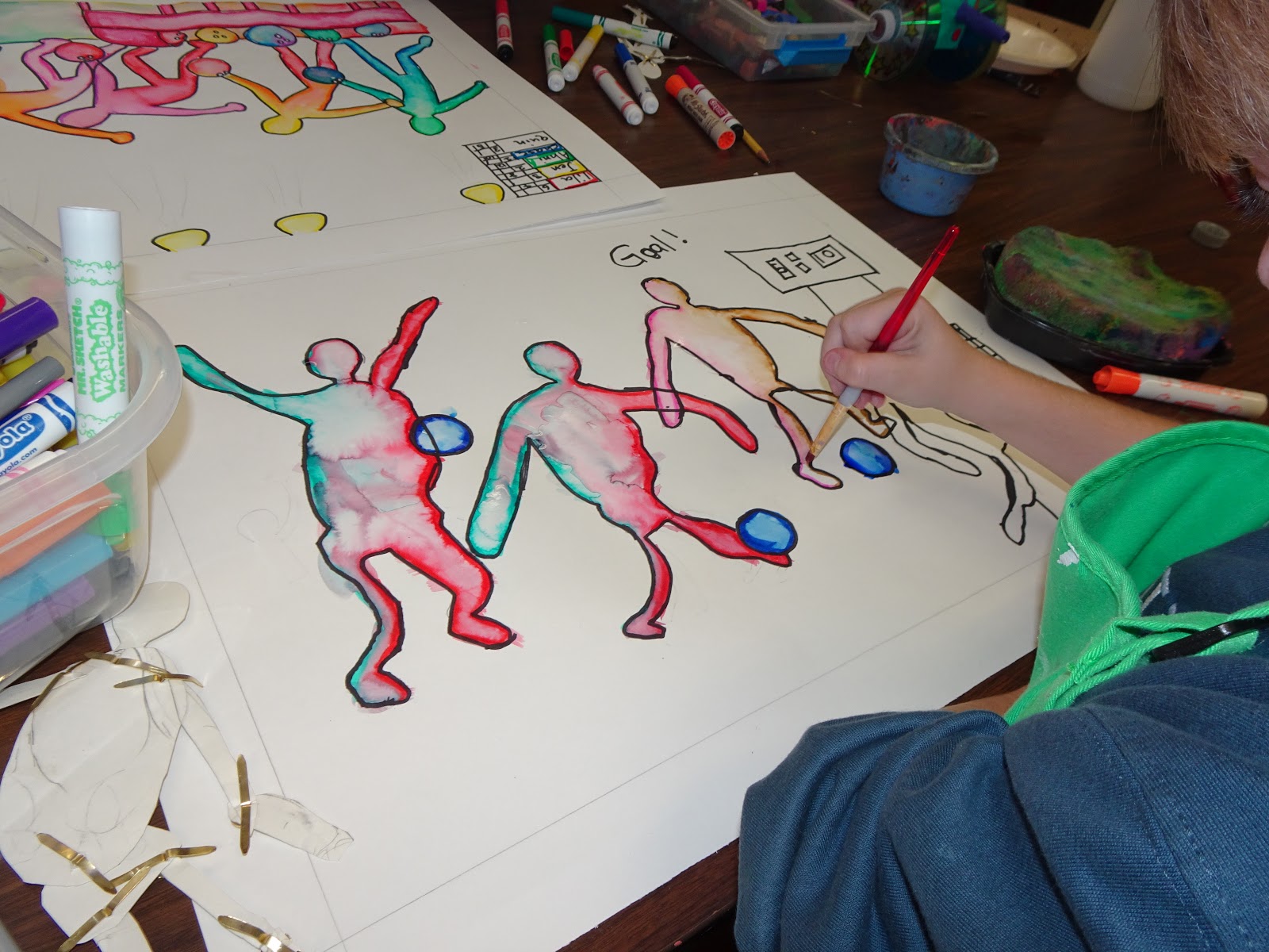 There's a Dragon in my Art Room: New Project: People in Motion