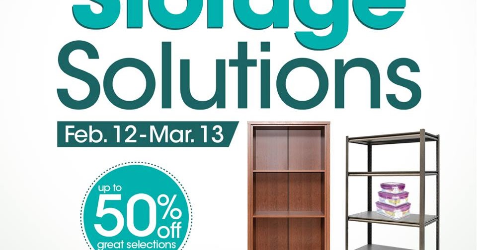 Manila Shopper: Metro Stores Storage Solutions SALE: February-March 2016