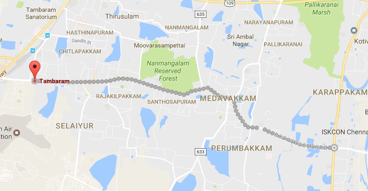 Share Auto Routes – Chennai - Tambaram to Sholinganallur - Share Auto
