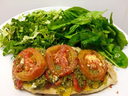 Cozinha Low Carb Peito De Frango Ao Molho Pesto