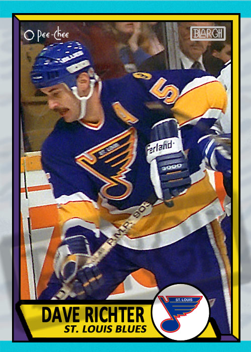 The Cardboard and Me: Lost Rookies: 1984-85 OPC Dave Richter