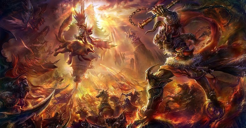 "WAR BETWEEN HEAVEN AND HELL"