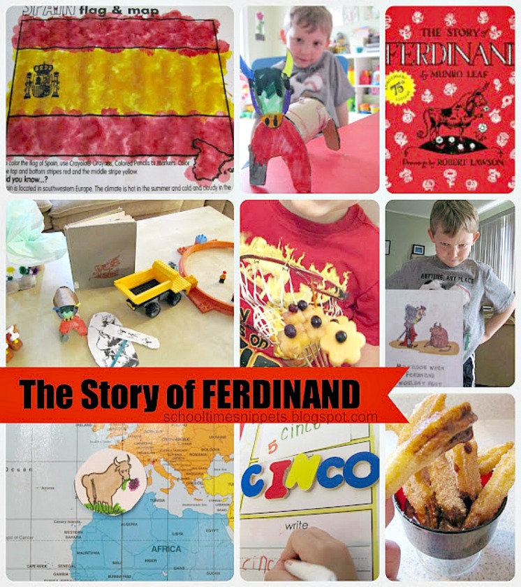 The Story of Ferdinand | Five In A Row Activities | School Time Snippets