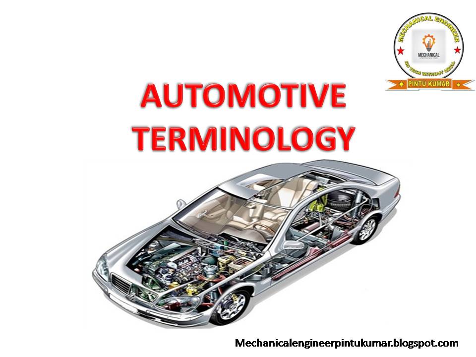 Automotive Vehicles Terminology