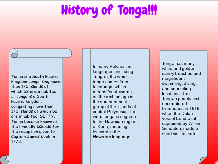 Lepisi @ Pt England.school: Kingdom of Tongan/ History of Tongan