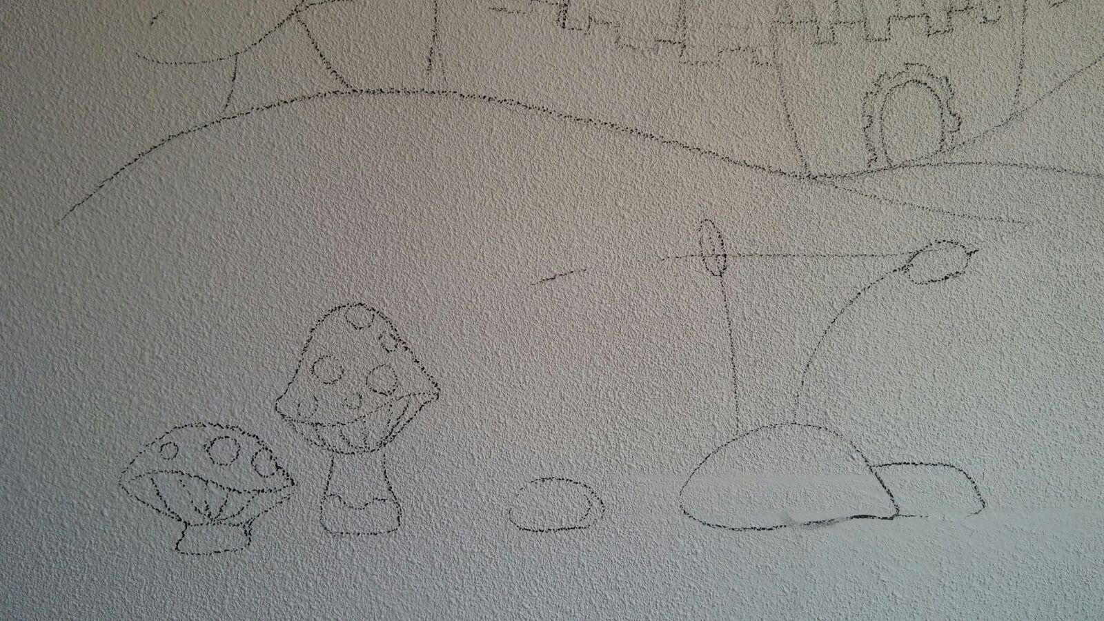 QUIEL RAMOS, ilustrador: Mural para la habitación de Sira