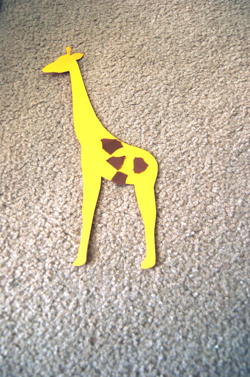 Art for Young Children: Giraffe Spot Project