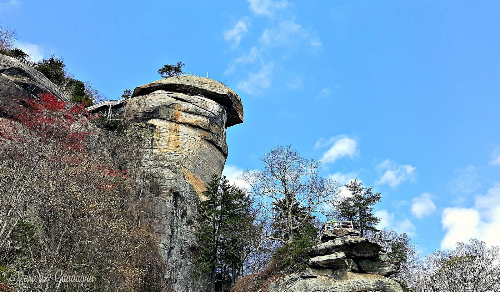 Zensible Mama: A Breathtaking Climb On Top of Chimney Rock NC