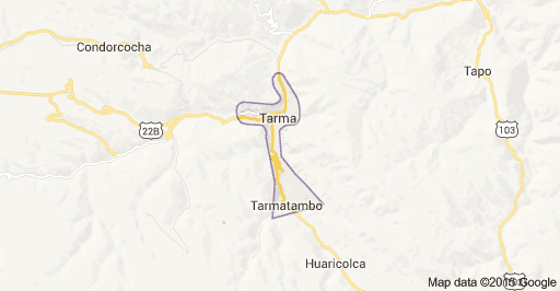 Ubicación Geográfica De Tarma ~ " La Bella Perla De Los Andes"