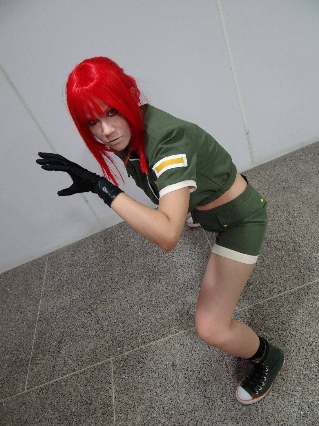 Sakura Amai Cosplayer: Ensaio Cosplay: Leona Heidern versão Orochi