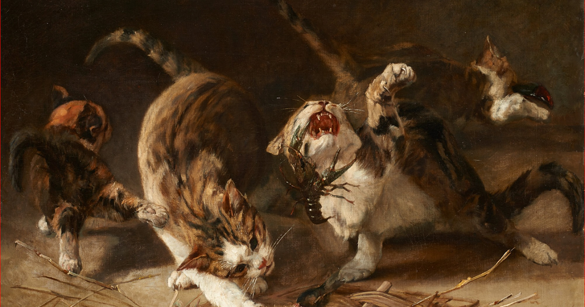 The Auction Augur: "Cats and Crayfish": Julius Adam?